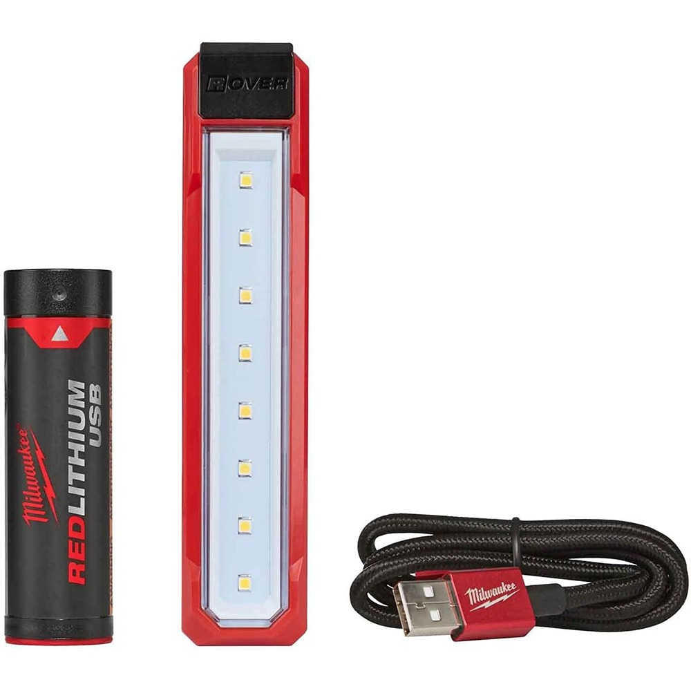 Milwaukee USB Rechargeable Pocket Flood Light, 1 X 2.5 Ah Battery Pack ...